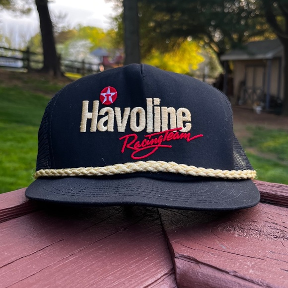 Vintage | Accessories | Vintage Havoline Racing Snapback Hat Black 99s ...